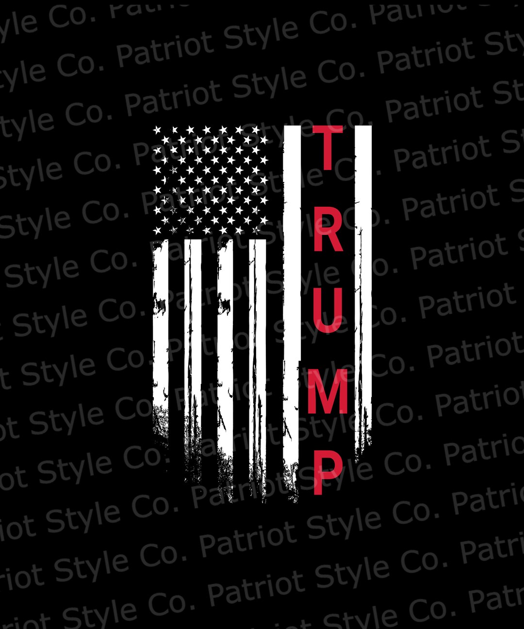 Trump Flag Svg, Png, Jpg, Eps, Dxf Digital Design for T-shirts and Mugs ...