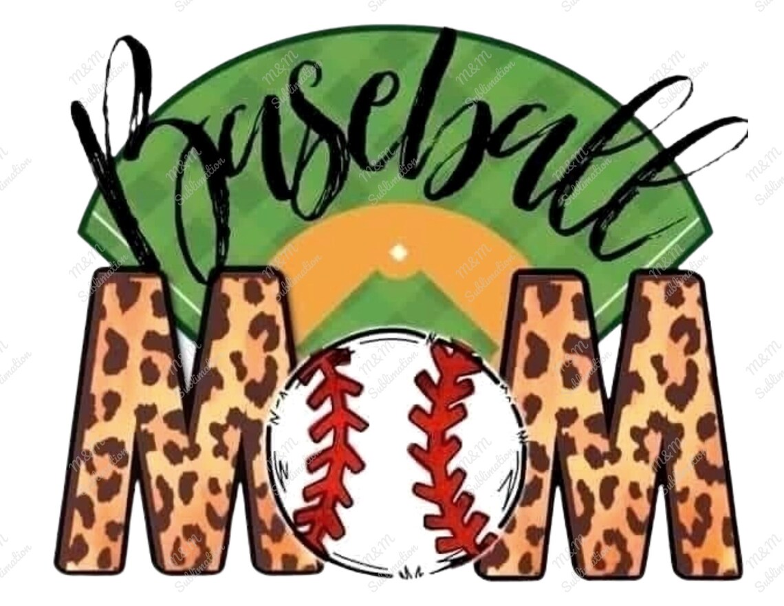 Baseball Mom Baseball Field PNG Sublimation | Etsy