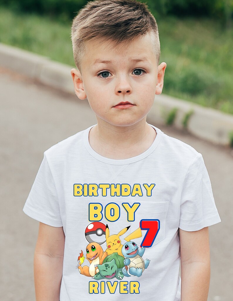 Pokemon Friends PNG Birthday Personalize River Sublimation - Etsy