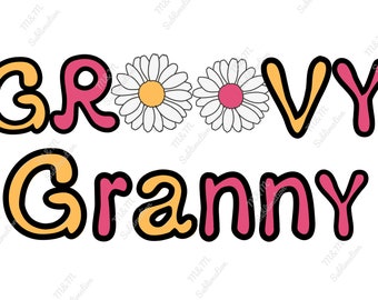 Groovy Granny Png - Etsy