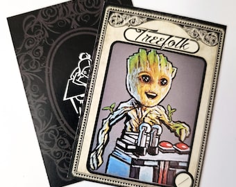 5 Treefolk Tokens for Magic the Gathering - Etsy