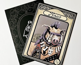 5 Boar Tokens for Magic the Gathering - Etsy