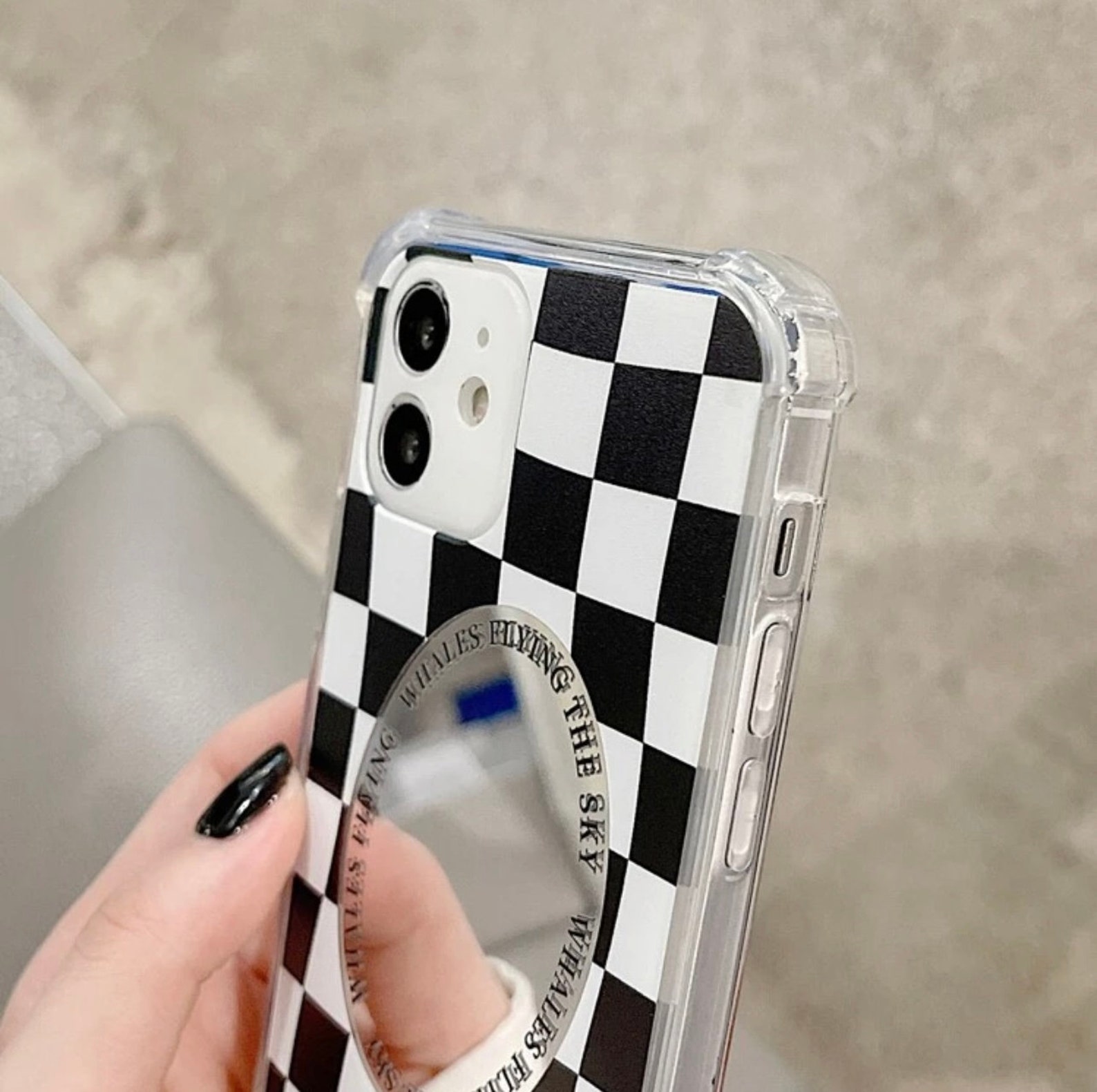 Makeup Mirror Checkerboard Phone Case for iPhone 13 12 11 - Etsy UK