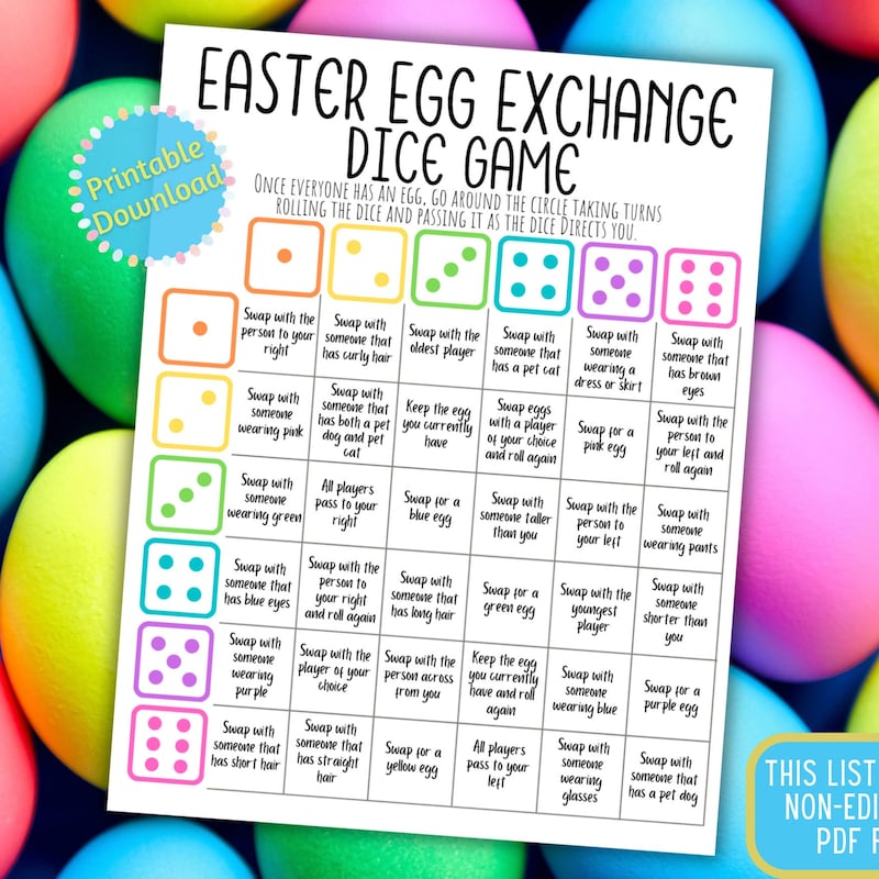 Easter Games for Adults - Etsy