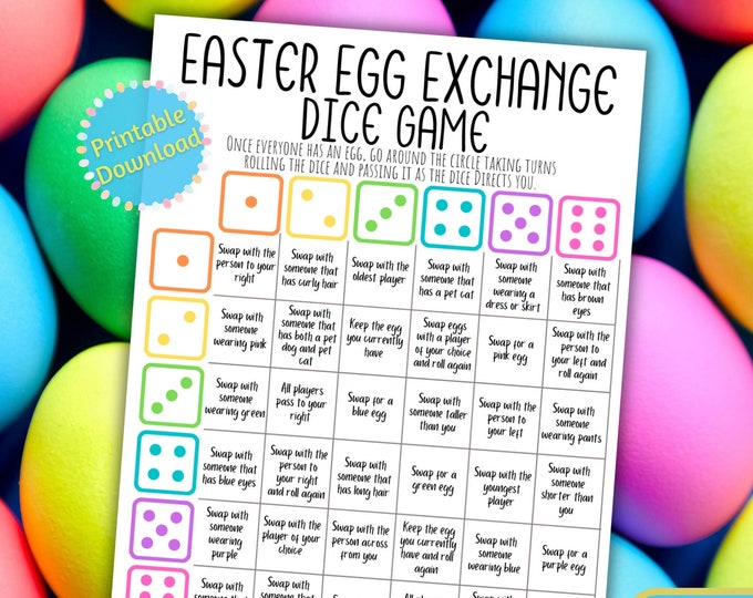 Easter "word Scramble" Printable Game ⁝ Easter Group Party Game ...