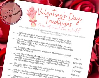 Valentine's "candy Match" Printable Game ⁝ Valentine's Day Group Party ...
