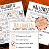 Halloween Treat Exchange Dice Game Printable Game Halloween Group Party ...