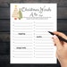 Christmas Words A to Z Printable Game ⁝ Christmas Party Game ⁝ Holiday ...