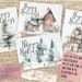 Rustic Woodland Holiday Card Template (digital Download) - Etsy