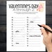 Valentine's Day "a Through Z" Printable Game ⁝ Valentine's Day Group ...