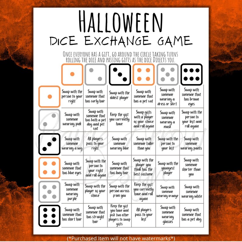 Halloween Dice 3 Game Bundle ⁝ Halloween Party Games ⁝ Hw0x01 - Etsy