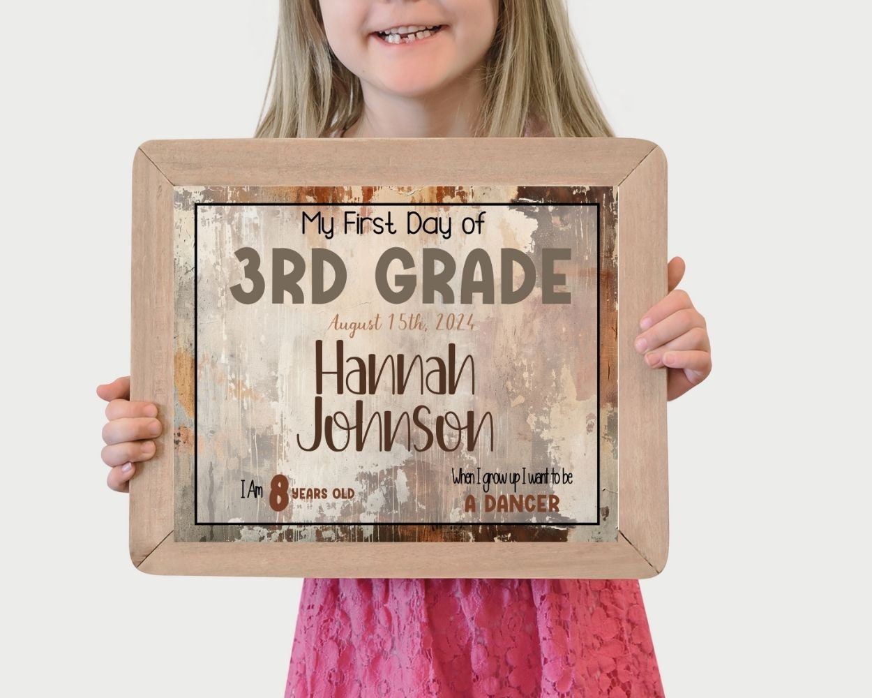 Editable First & Last Day of School Sign Back to School Photo Prop ...