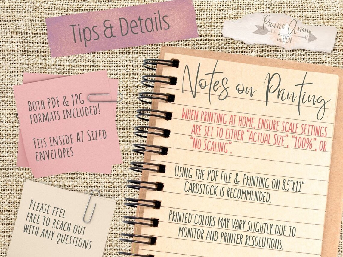 Printable Holiday Card Template Digital Download Greeting Card Rustic ...