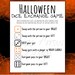 Halloween Dice 3 Game Bundle Halloween Party Games H0x01 - Etsy