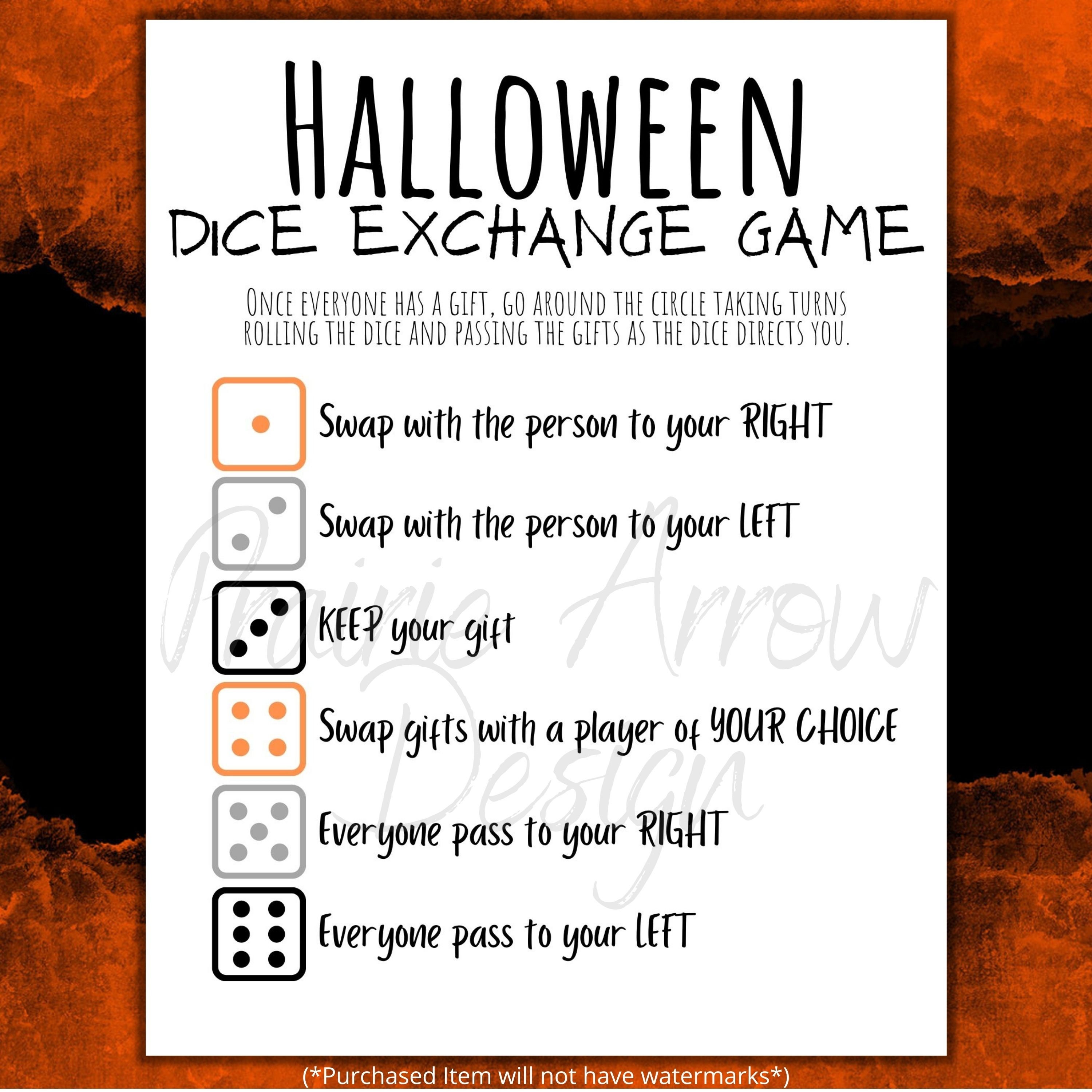 Halloween Dice 3 Game Bundle ⁝ Halloween Party Games ⁝ Hw0x01 - Etsy