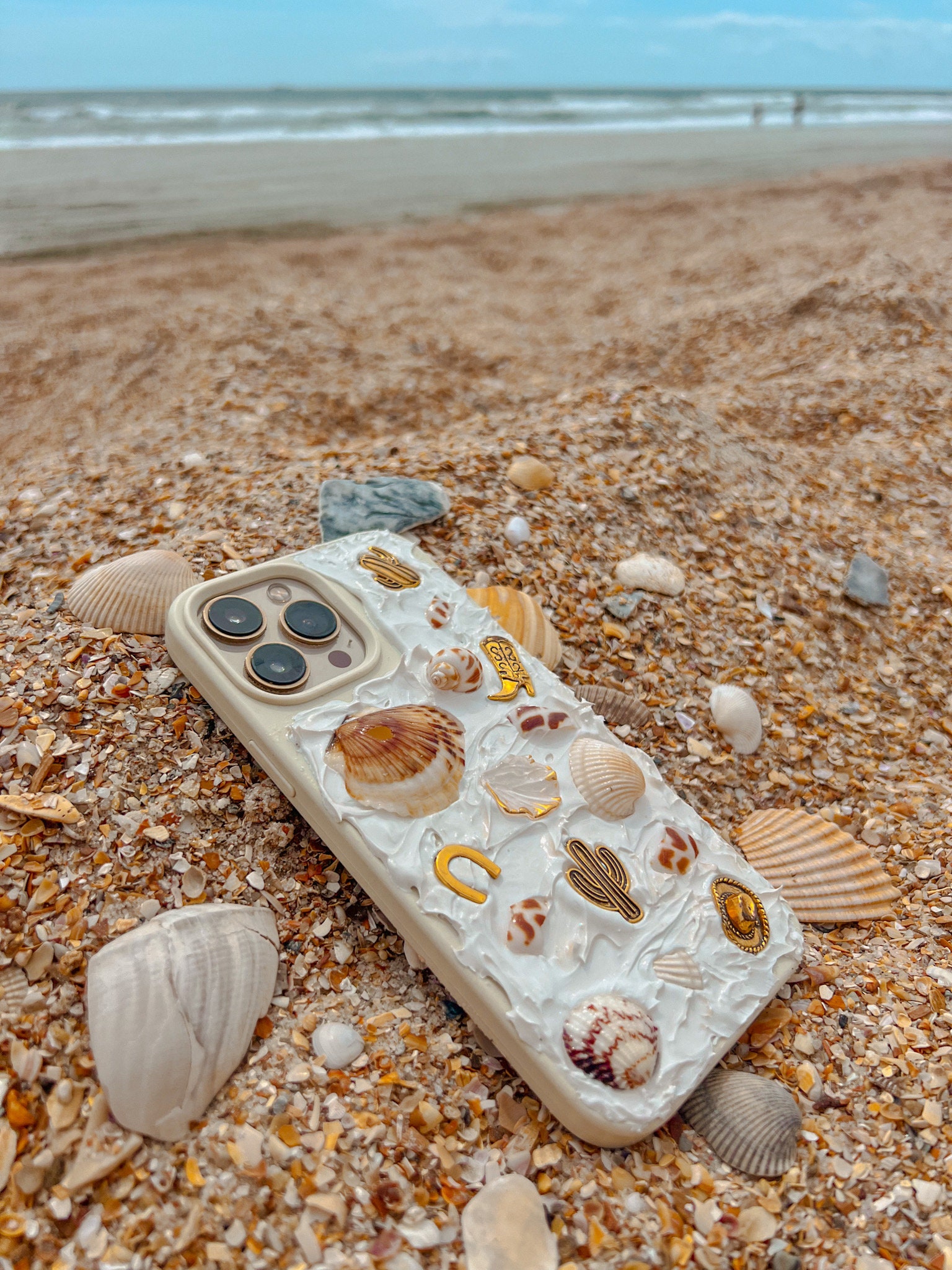 Coastal Cowgirl Seashell Phone Case Decoden Phone Case Beach Lover Gift Handpicked Florida ...