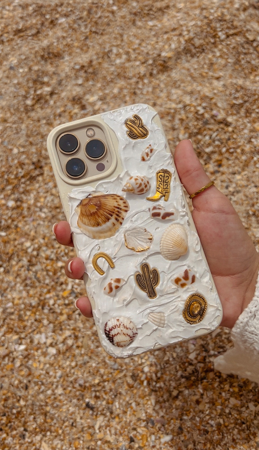 Coastal Cowgirl Seashell Phone Case Decoden Phone Case Beach Lover Gift | Handpicked Florida ...