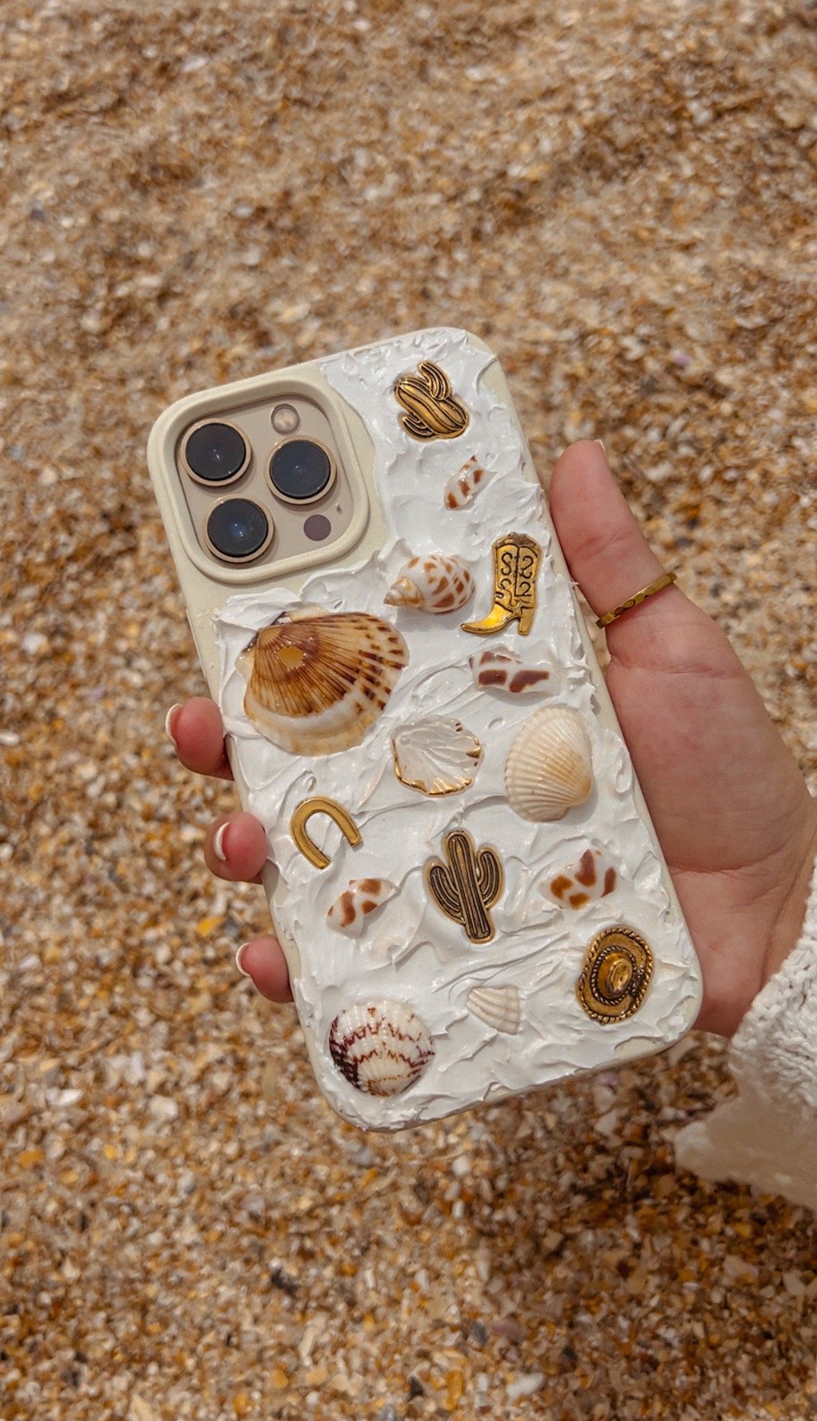 Coastal Cowgirl Seashell Phone Case Decoden Phone Case Beach Lover Gift ...