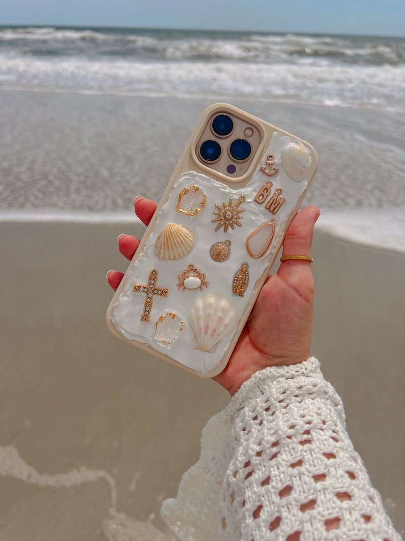 Coastal Seashell Phone Case Decoden Phone Case Beach Lover Gift ...