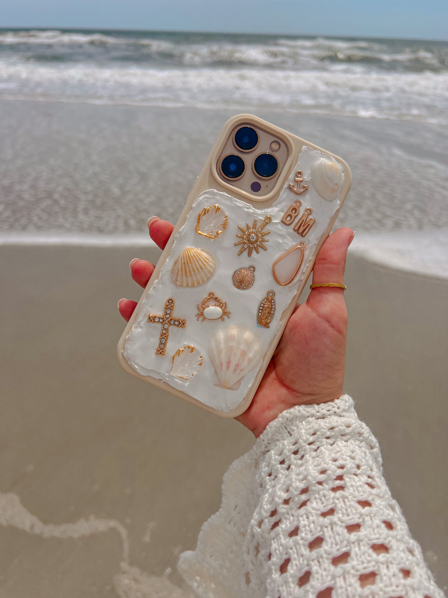 Coastal Seashell Phone Case Decoden Phone Case Beach Lover Gift ...