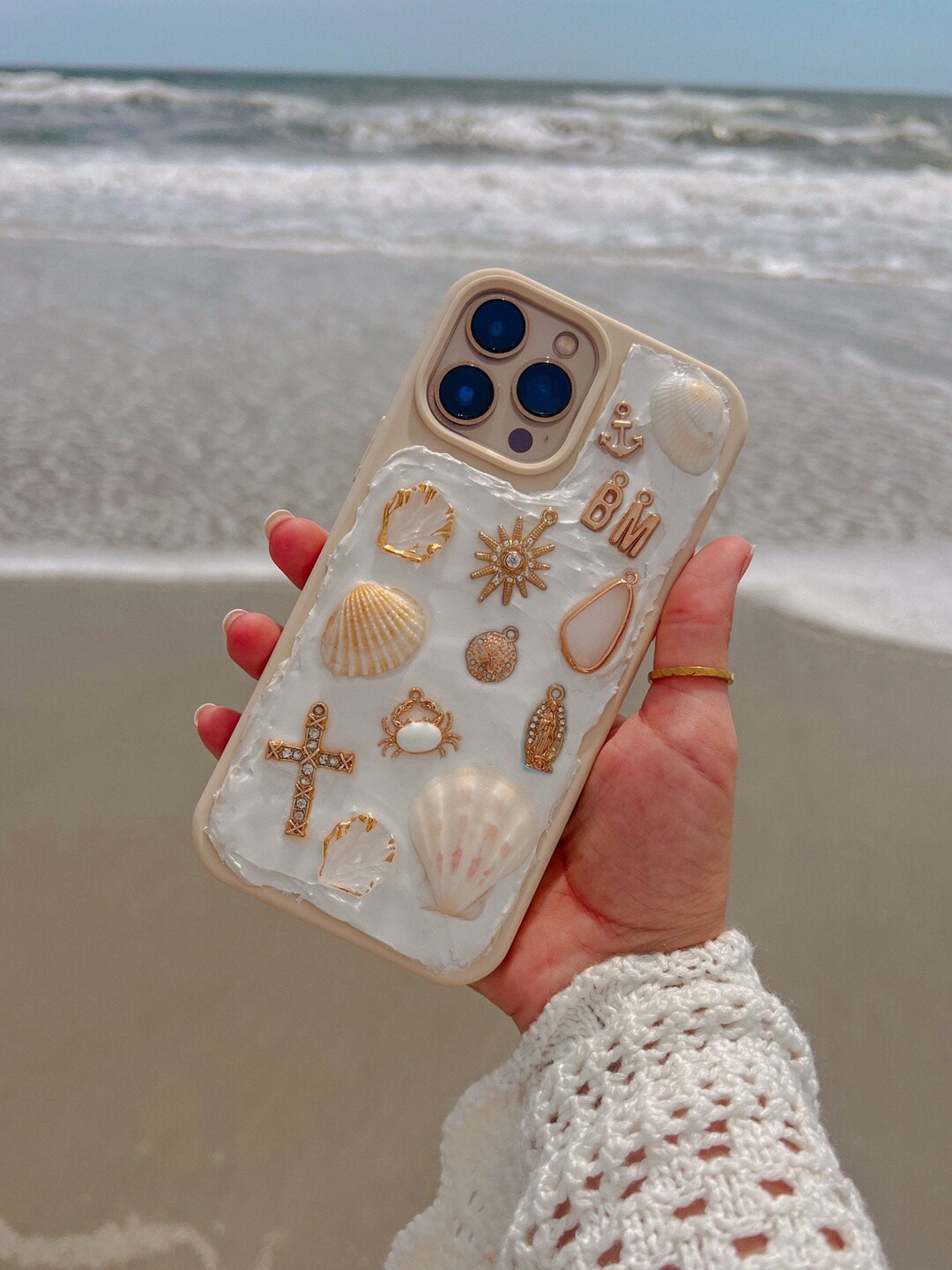 Coastal Seashell iPhone Case: Girly Beach Lover Gift - Etsy