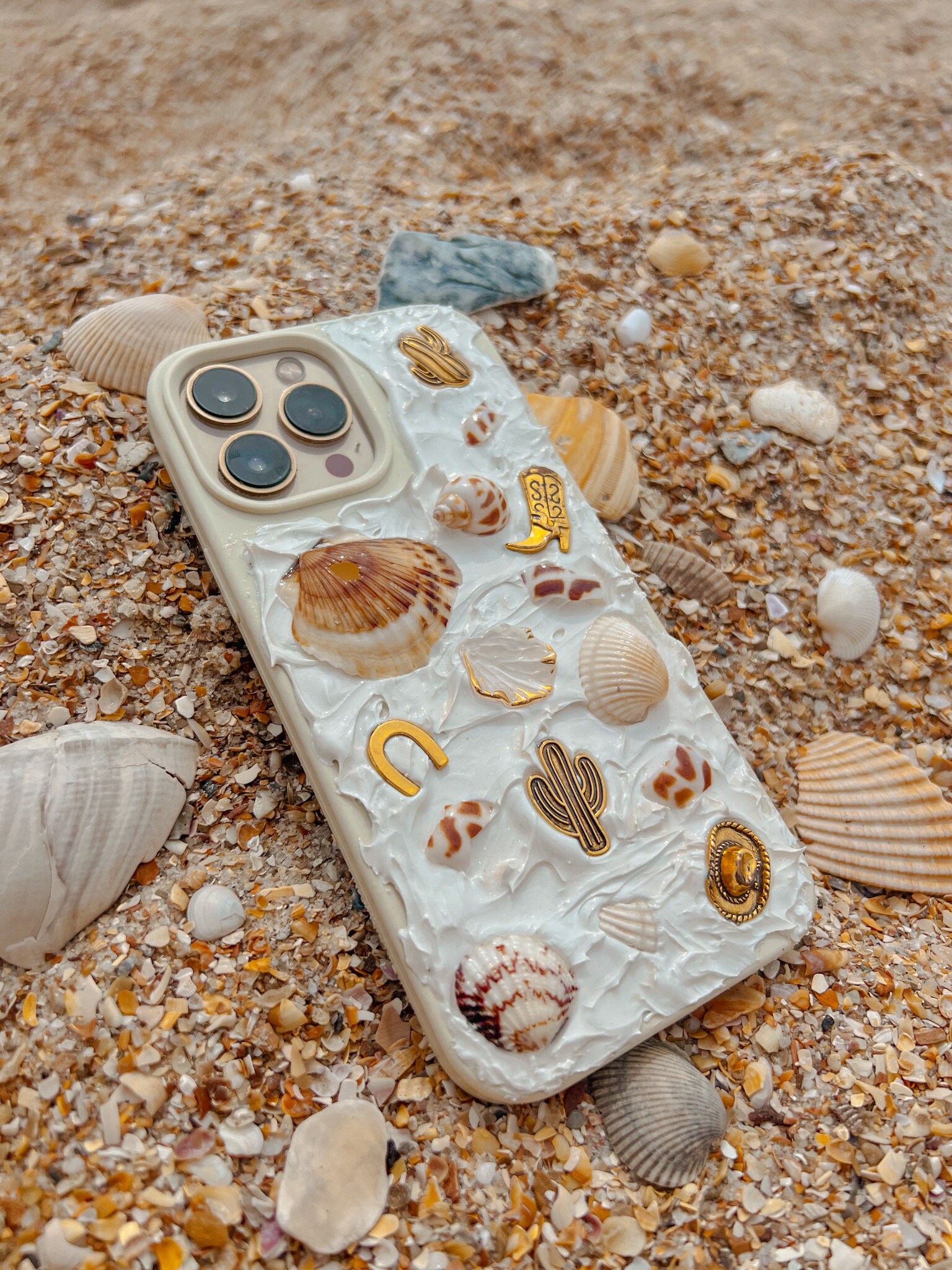 Coastal Cowgirl Seashell Phone Case Decoden Phone Case Beach Lover Gift Handpicked Florida ...