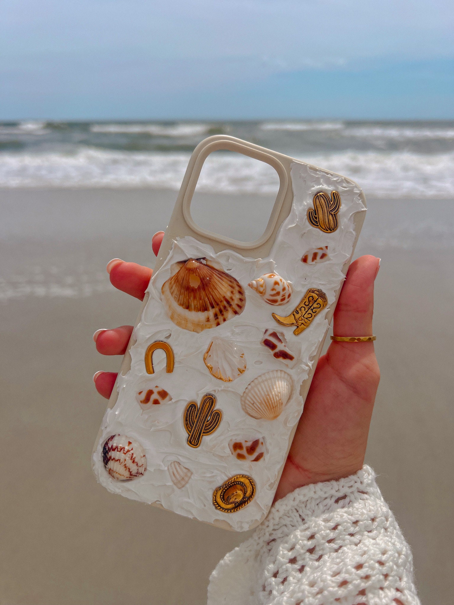 Coastal Cowgirl Seashell Phone Case Decoden Phone Case Beach Lover Gift Handpicked Florida ...