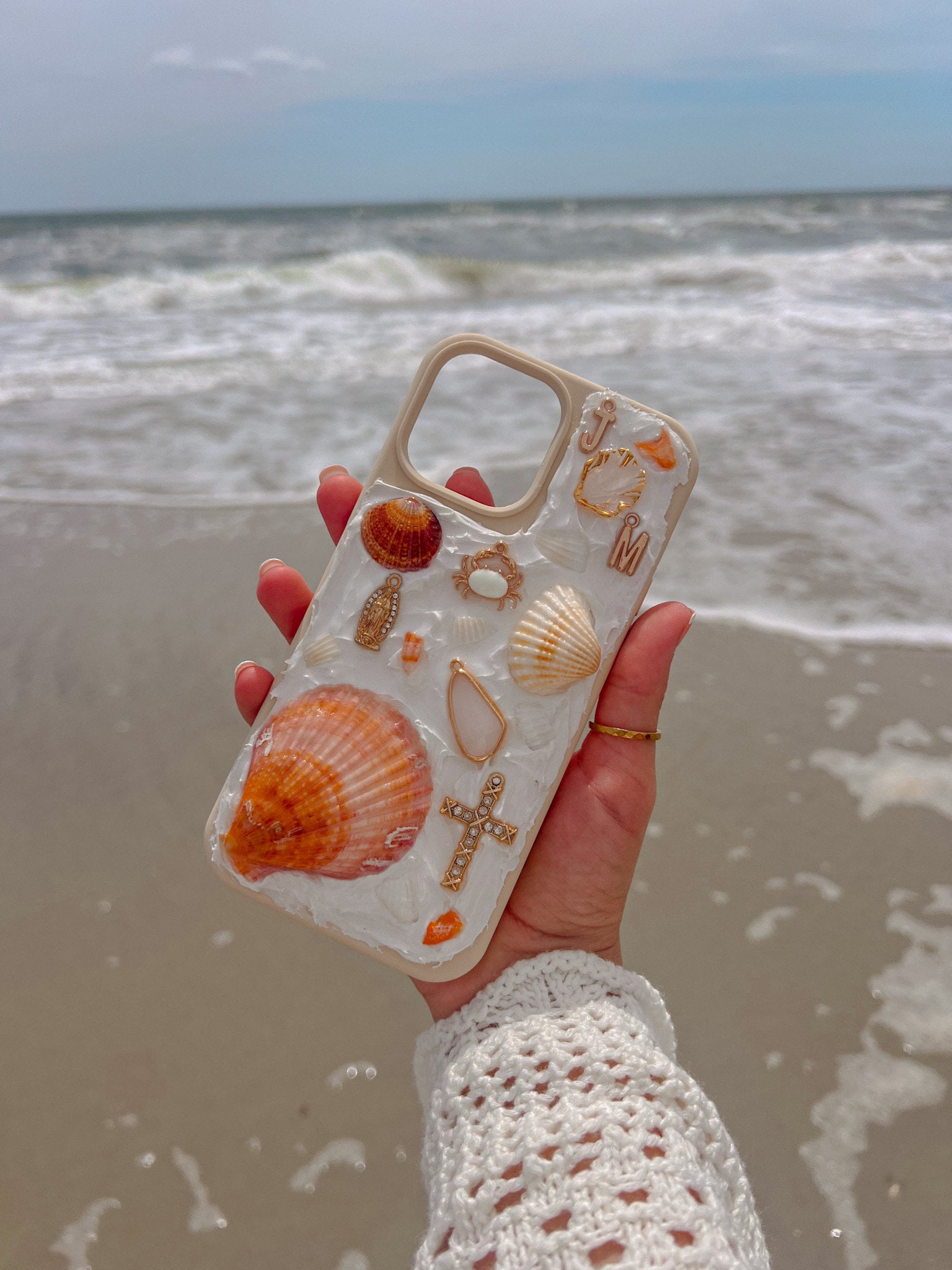 Coastal Seashell Phone Case Decoden Phone Case Beach Lover Gift Handpicked Florida Seashells for ...