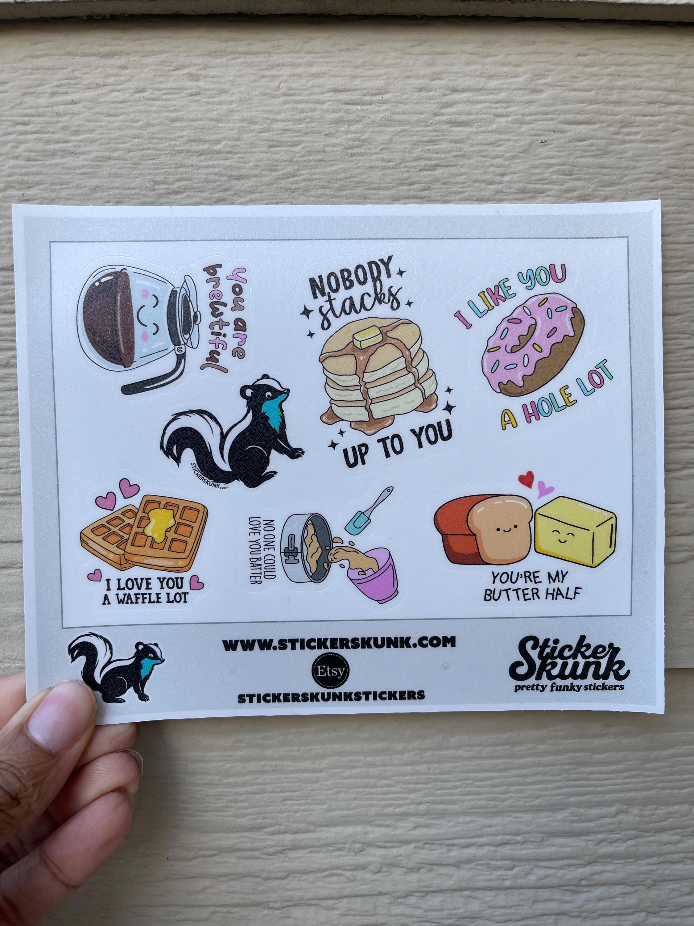 4x6 Love Puns Sticker Sheet - Etsy