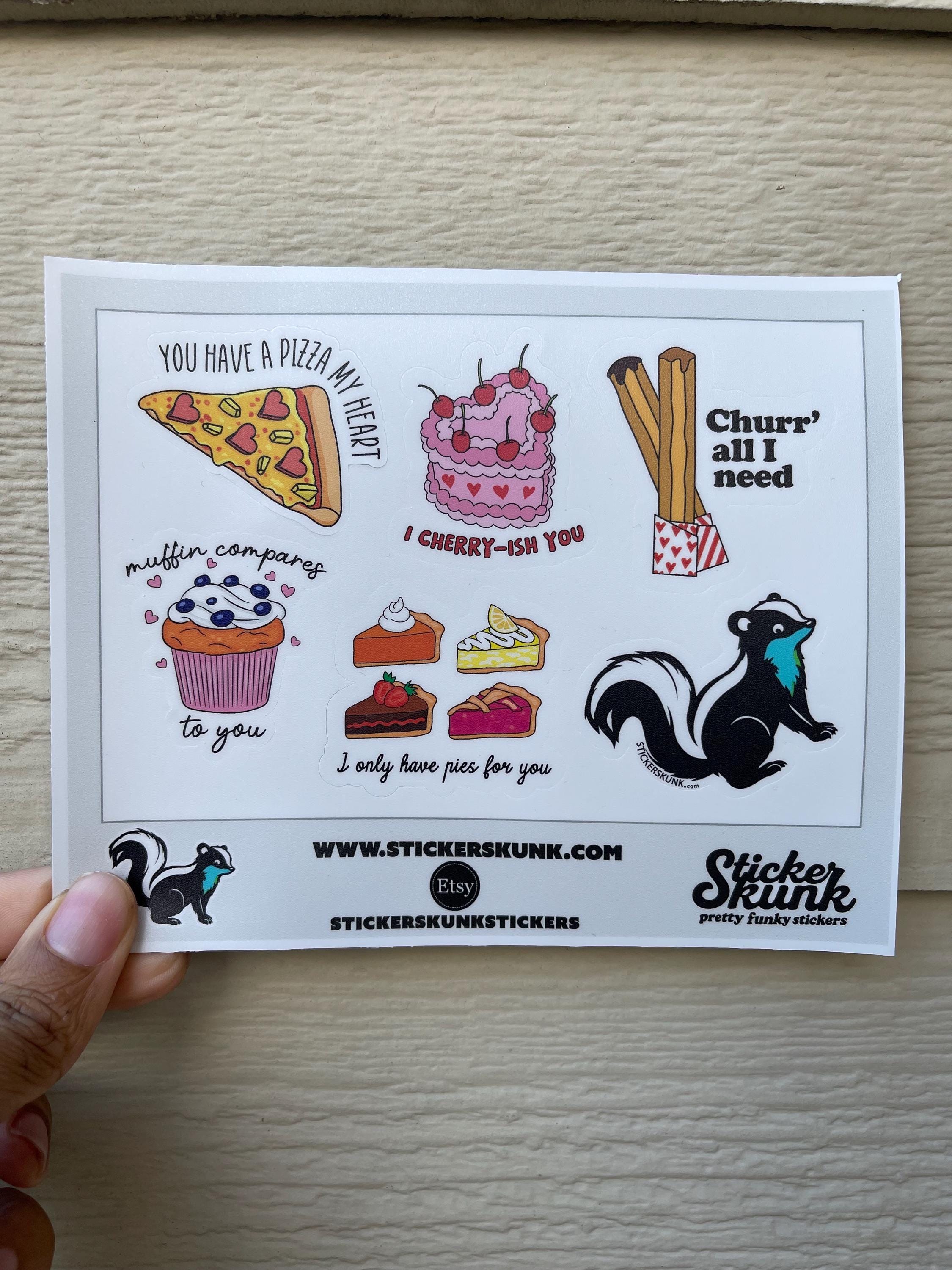 4x6 Love Puns Sticker Sheet - Etsy