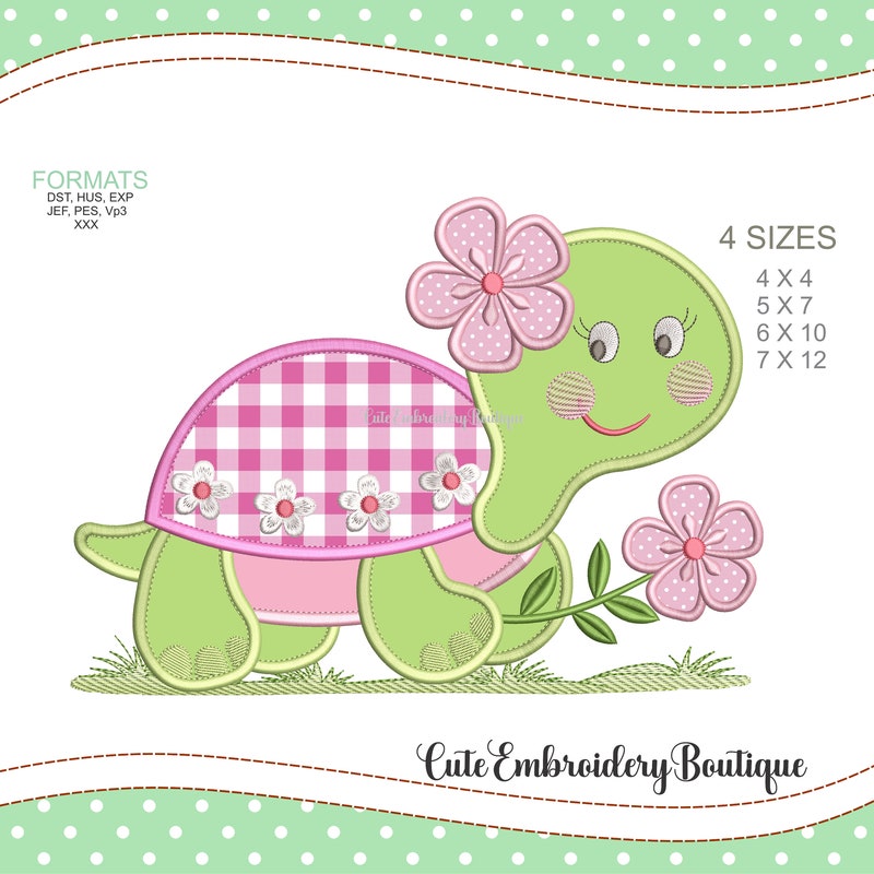 Turtle Applique Patterns - Etsy