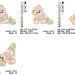 Cute BEAR Embroidery Design, Baby Girl Bear Machine Embroidery Design ...