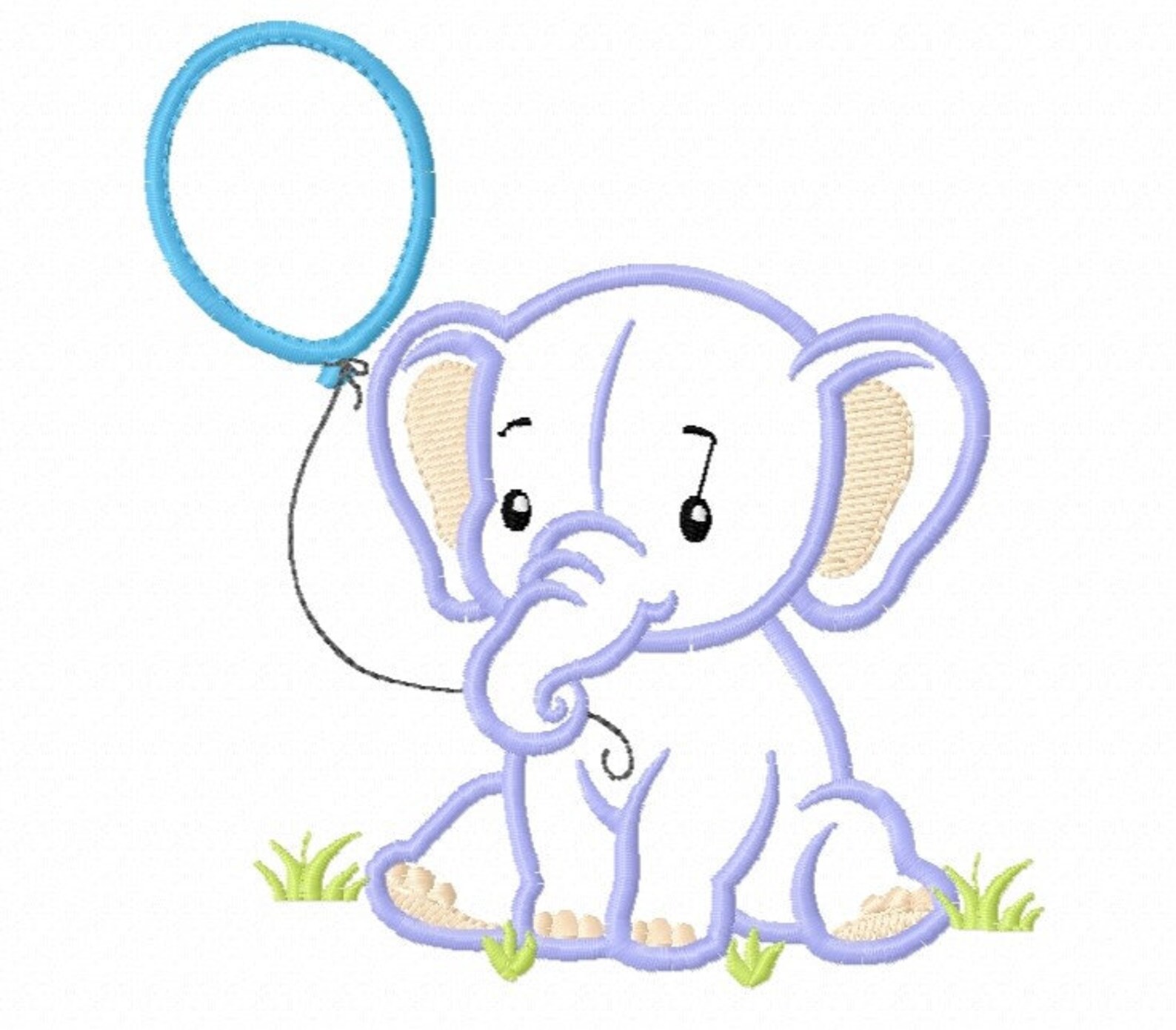 Elephant Boy Applique Machine Embroidery Designs Elephant - Etsy