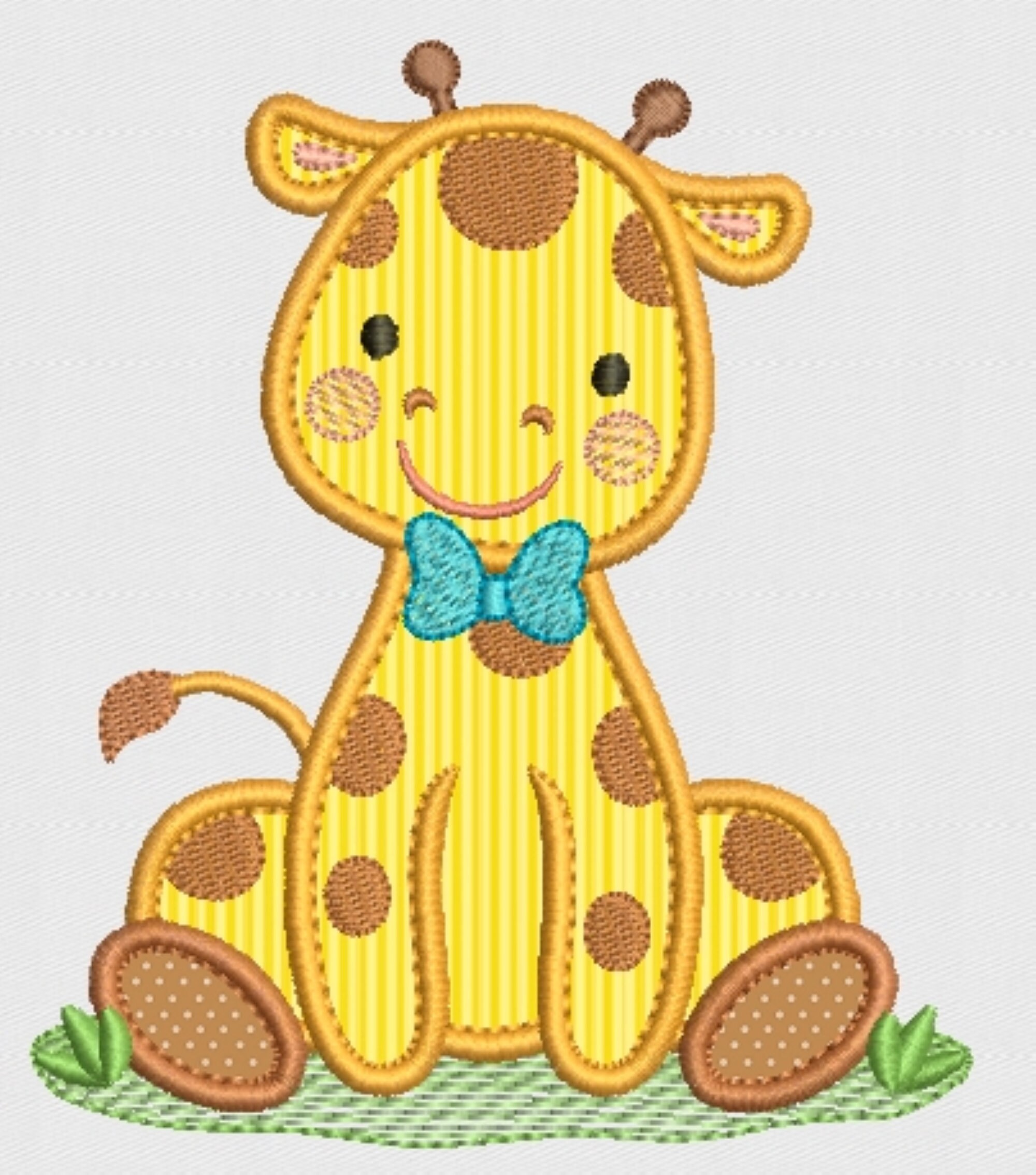Applique Giraffe Machine Embroidery Design Zoo Baby Boy Cute - Etsy