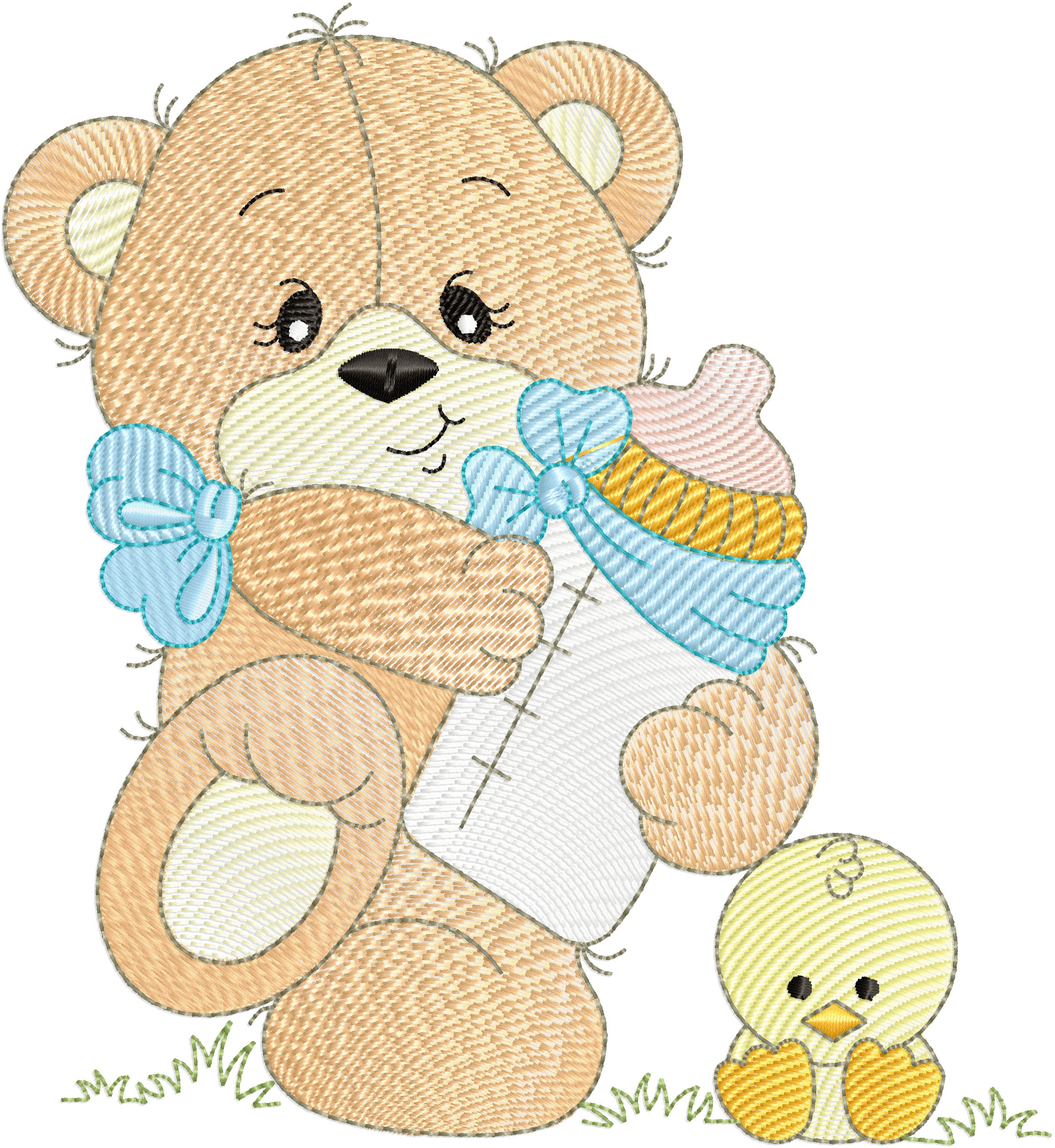 Cute BEAR Embroidery Design Baby Boy Bear Machine Embroidery - Etsy