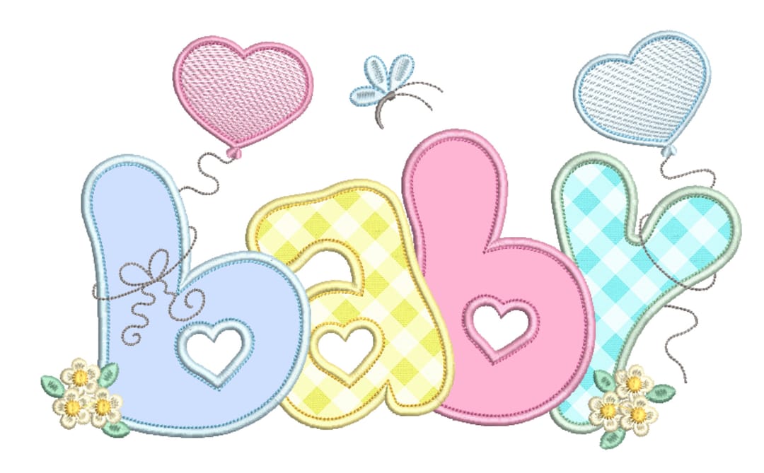 BABY EMBROIDERY MACHINE Design, Cute Embroidery for Babies - Etsy