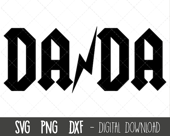 Dada SVG Father Svg Father's Day SVG Rock Dad Svg Dada | Etsy
