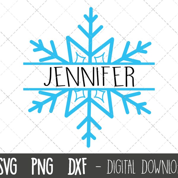 Snowflake Svg - Etsy