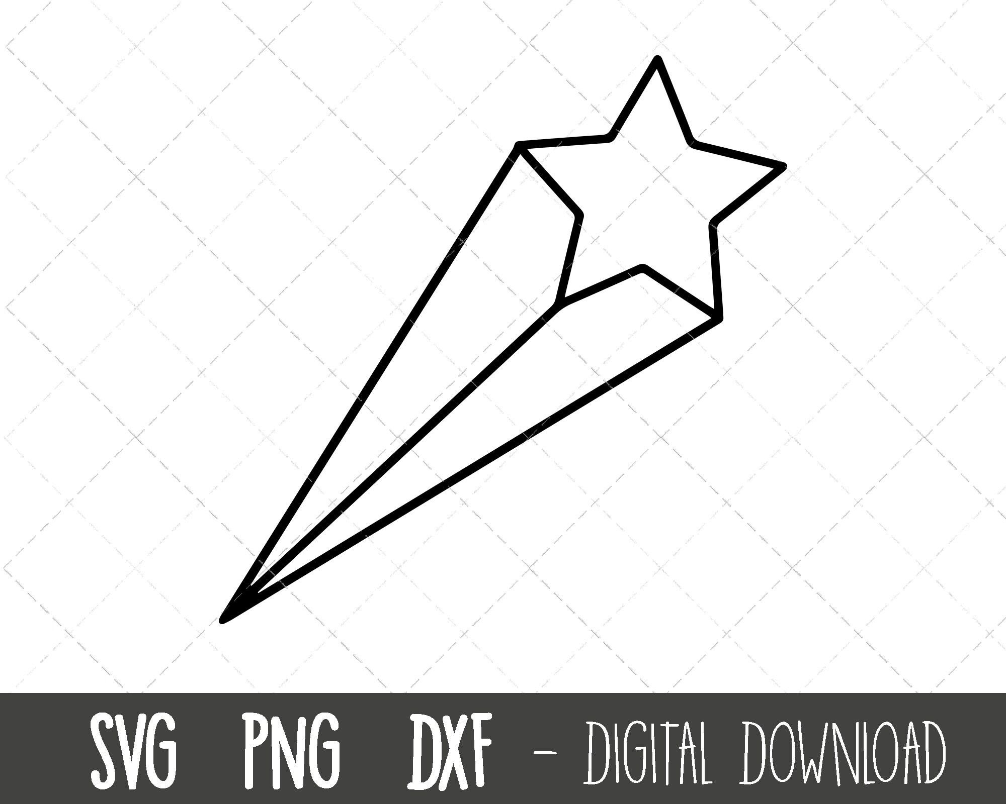 Estrella fugaz svg estrella svg estrellas svg estrella - Etsy México