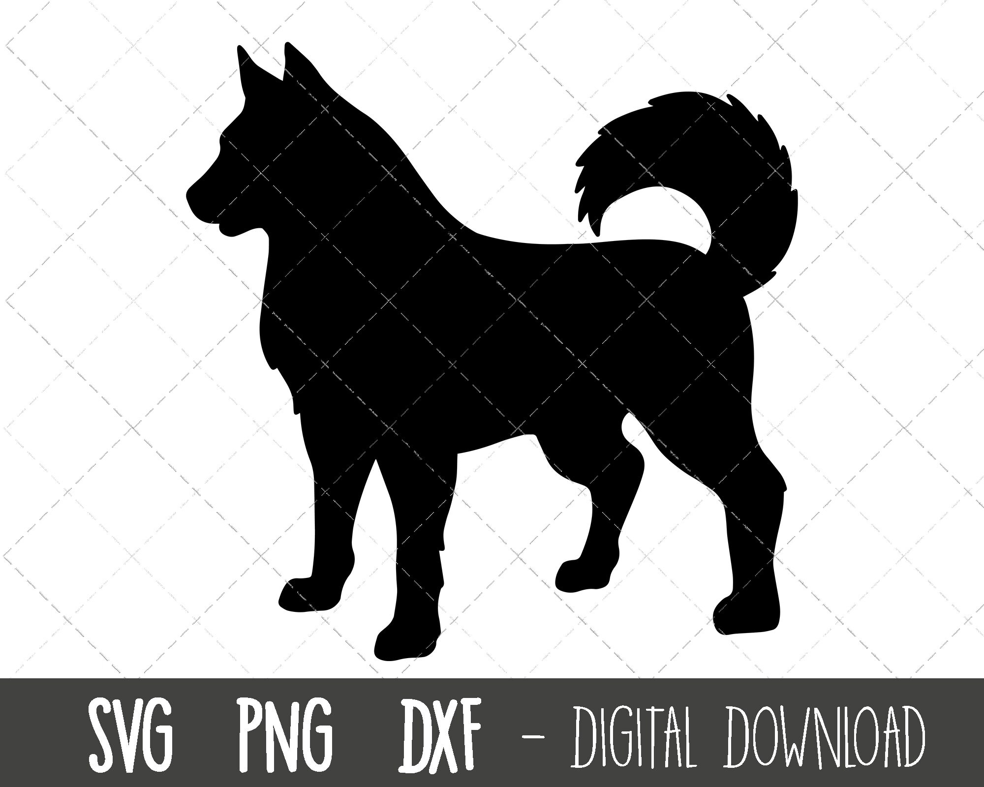 Husky Svg Dog Svg Husky Silhouette Husky Breed Outline Png - Etsy UK