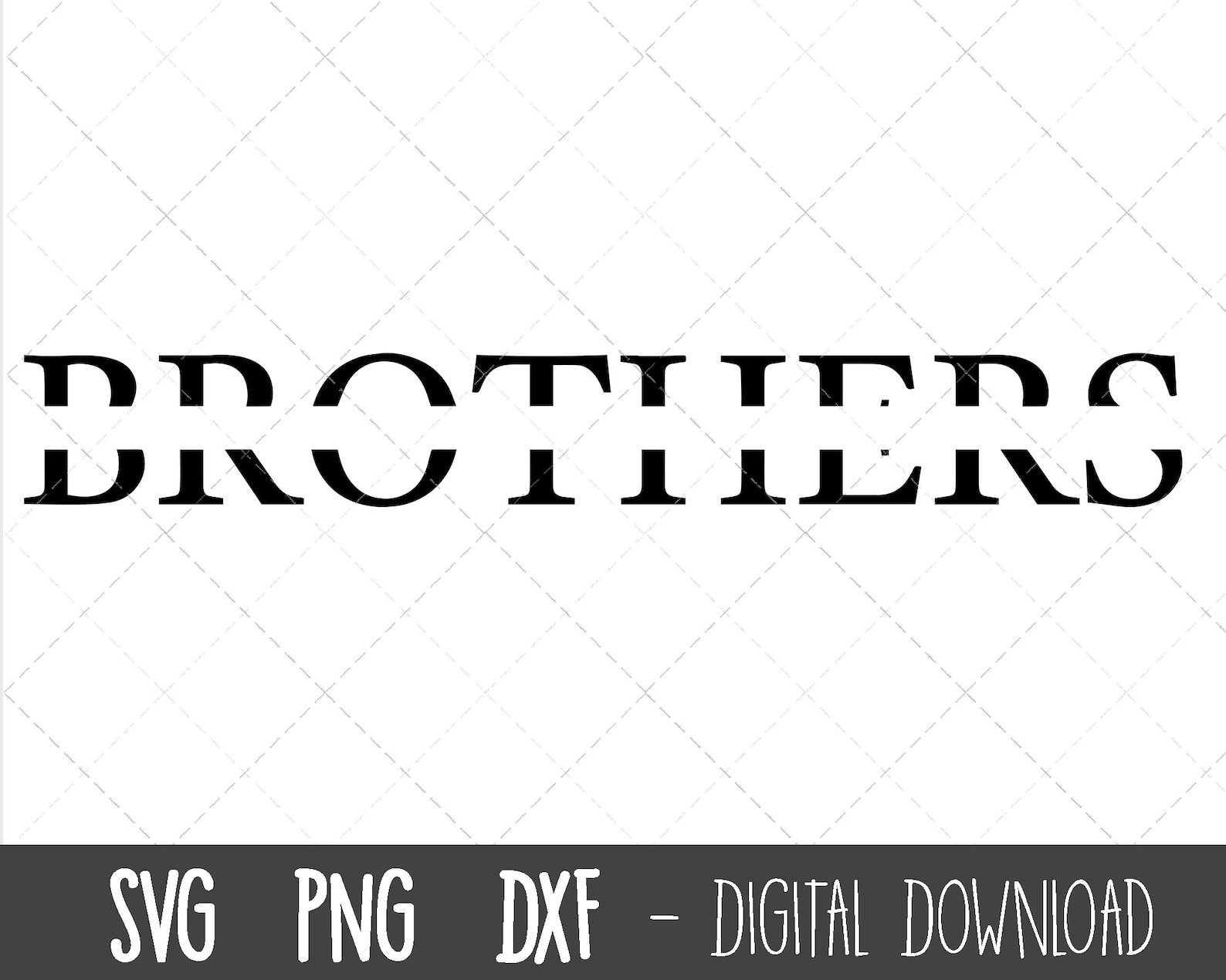 Brother SVG Sibling Svg Brother Split Name Frame Svg - Etsy