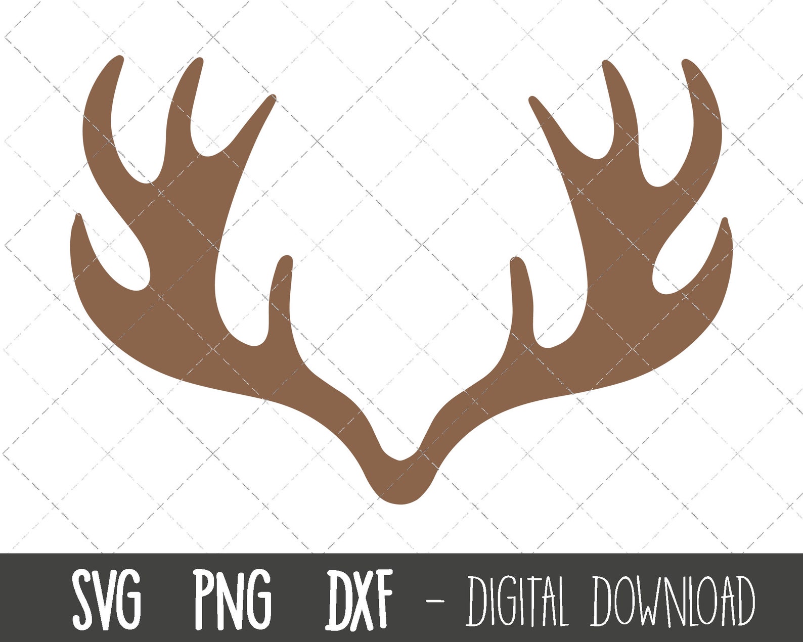 Antlers Svg Antlers Clipart Antler Cut File Antlers Vector - Etsy