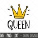 Queen SVG, Crown Svg, Royal SVG, Birthday Queen Png, Queen Clipart ...