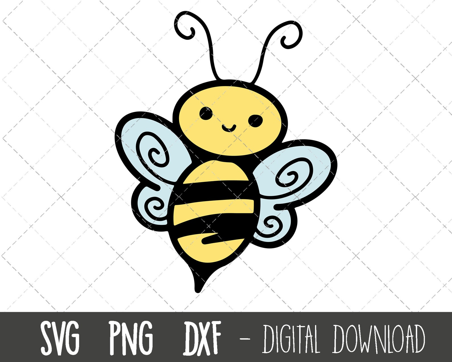 Bee SVG Bumblebee Svg Honey Bee Svg Bee Clip Art Bee Kind - Etsy