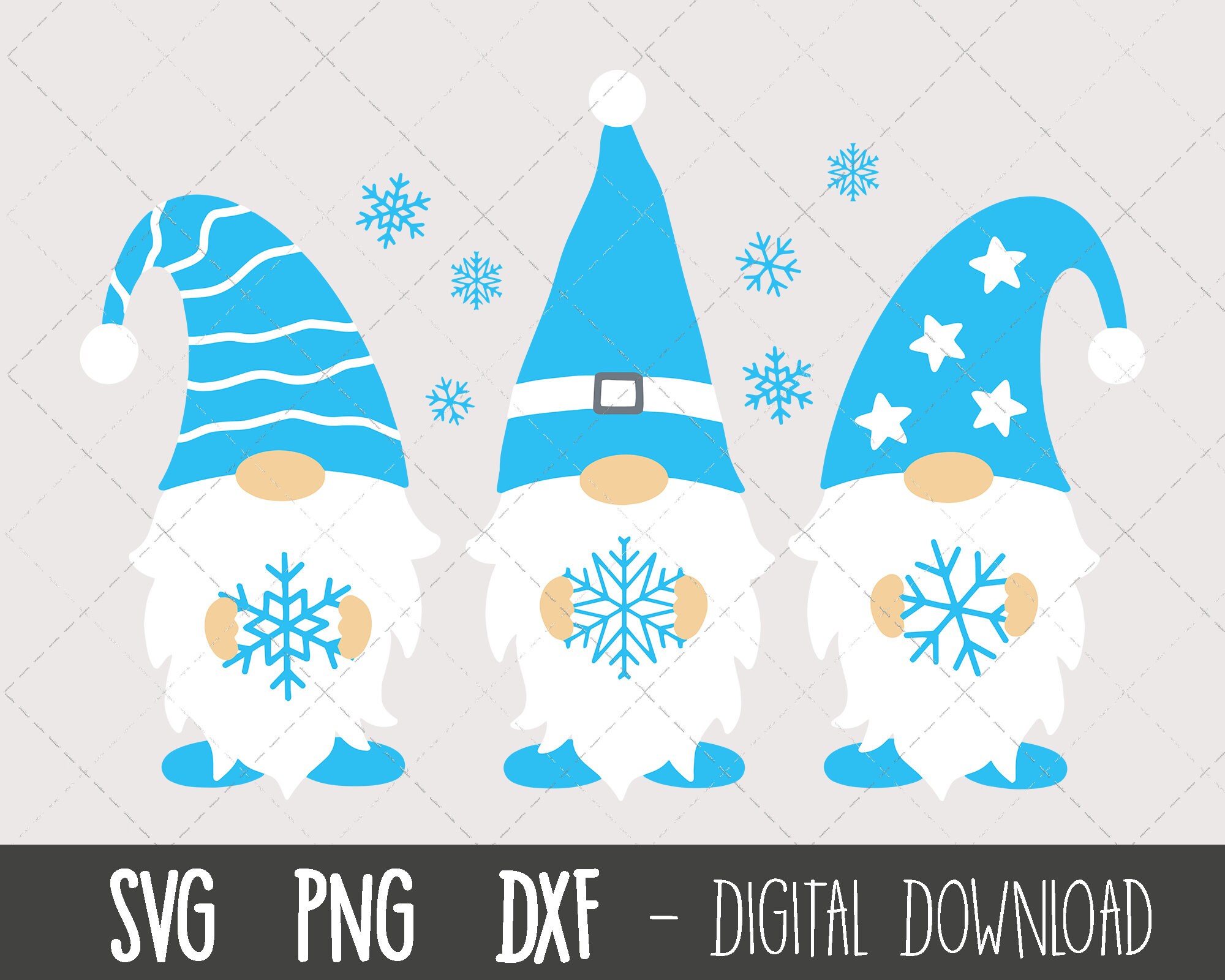 Christmas Gnome SVG Santa Gnomes Svg Clipart Winter Holiday - Etsy UK