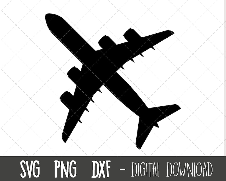 Plane SVG Aeroplane Svg Jet Svg Jumbo Jet Svg Travel - Etsy