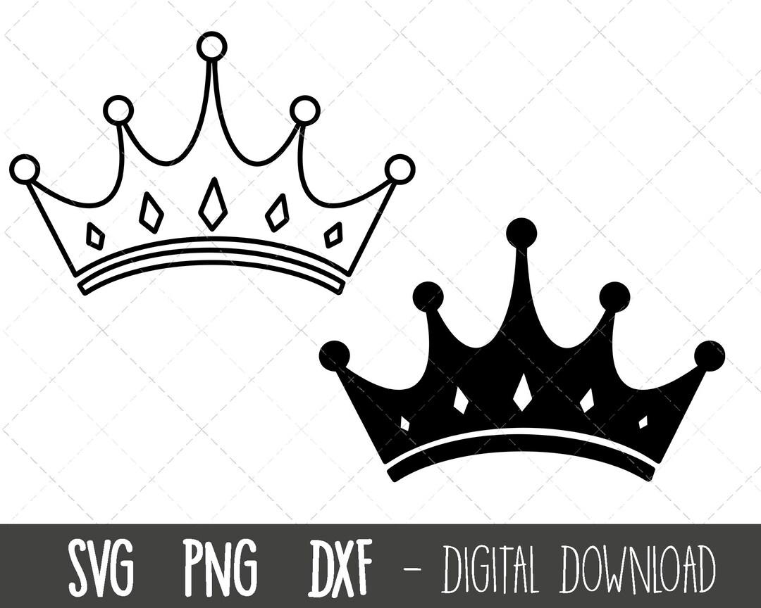 Crown SVG, King Svg, Queen Svg, Tiara Svg, Crown Clipart, Crown Png ...