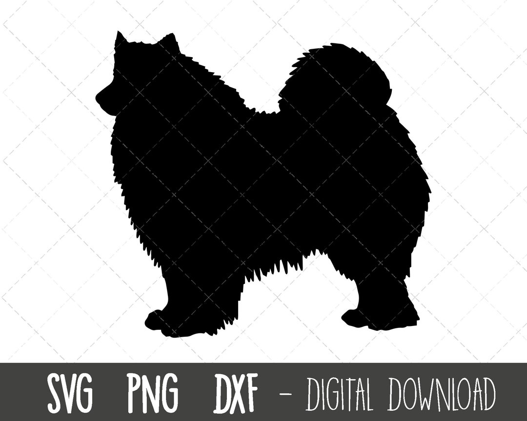 Samoyed Svg, Dog Svg, Samoyed Silhouette, Samoyed Outline Png, Samoyed ...