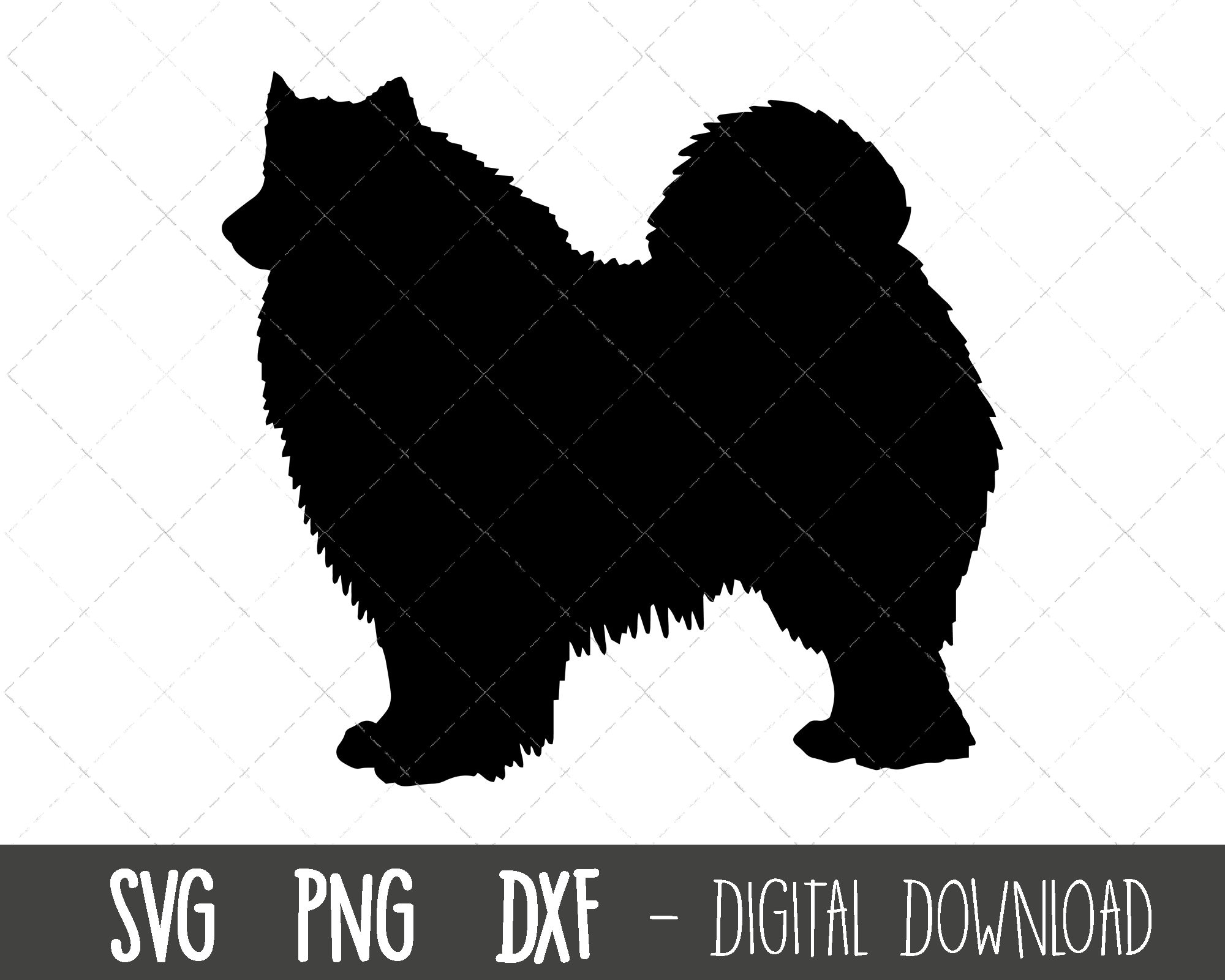 Samoyed Svg Dog Svg Samoyed Silhouette Samoyed Outline Png - Etsy