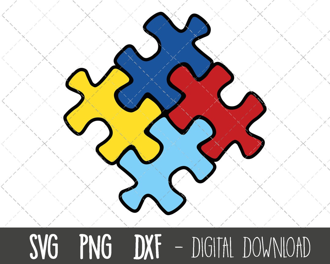 Autism Puzzle Svg, Autism Svg, Autism Clipart, Autism Puzzle Cut File ...